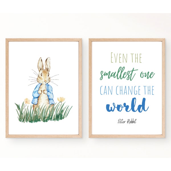 Peter Rabbit Quote - Etsy