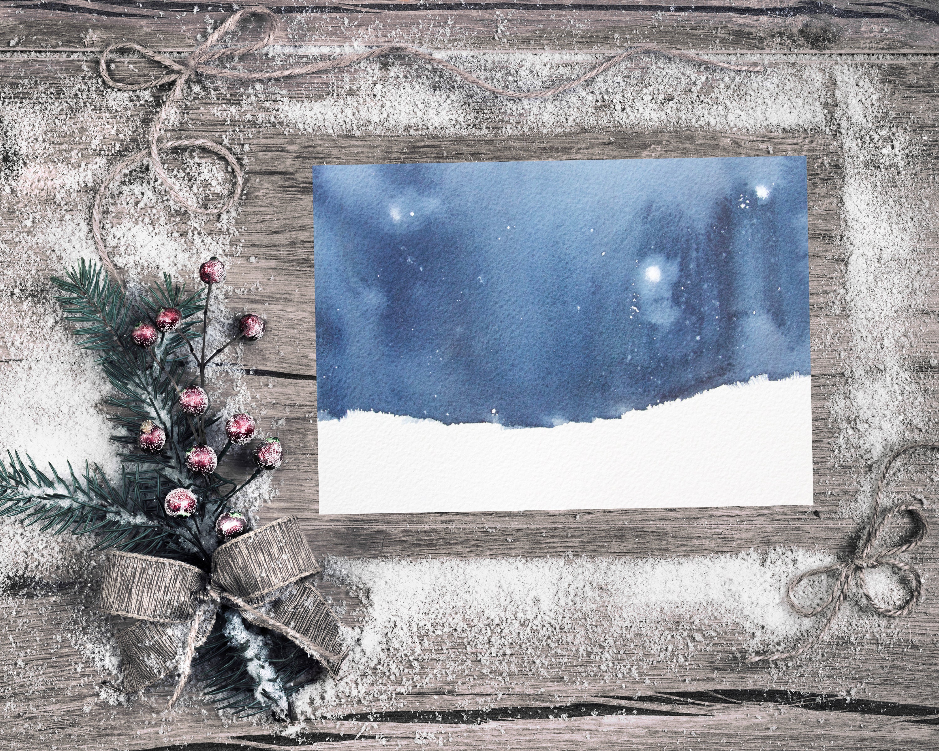 Winter Play Set, Paper Winter Forest, Christmas Pretend Play, Paper ...