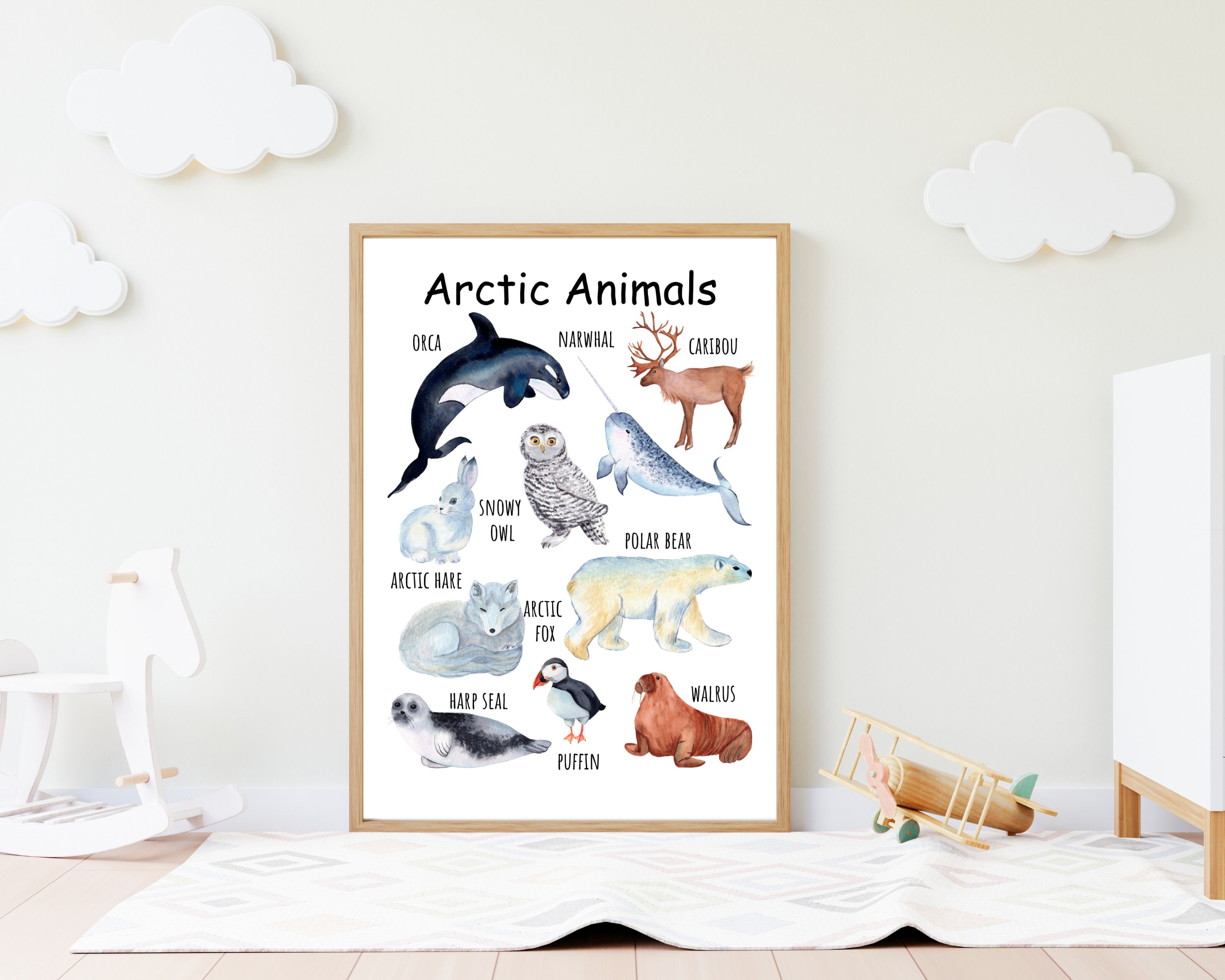 Animal Educational Posters, Printable Wall Art, Classroom Learning ...