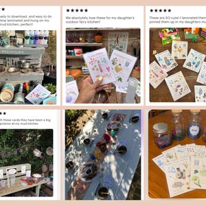 Printable Mud Kitchen Recipe Cards, Magic Potions Bundle, Montessori ...