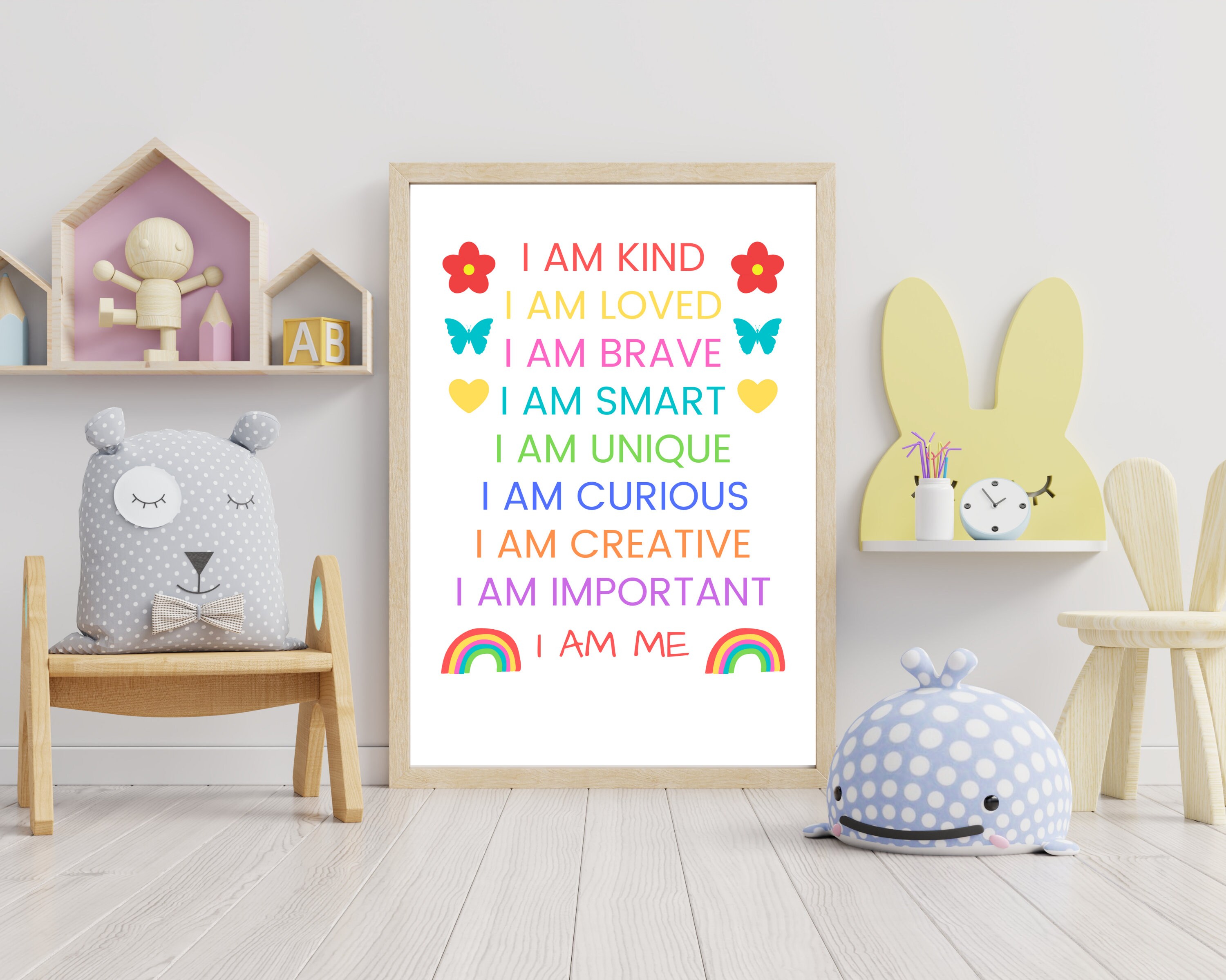 Positive Affirmations for Kids Classroom Decor Motivational - Etsy ...