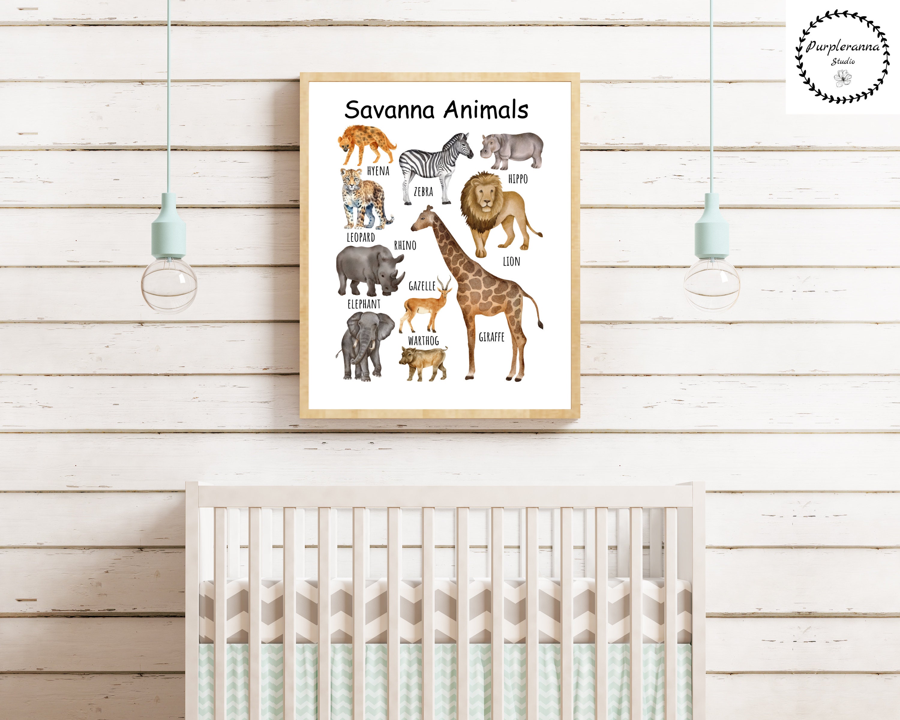 Animal Educational Posters, Printable Wall Art, Classroom Learning ...