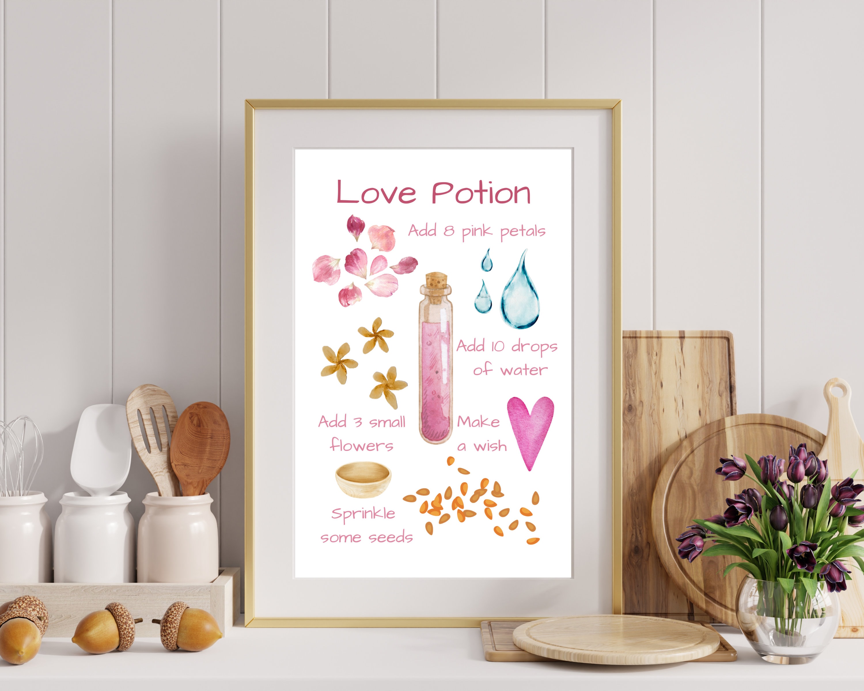 Printable Mud Kitchen Recipe Cards, Magic Potions Bundle, Montessori ...