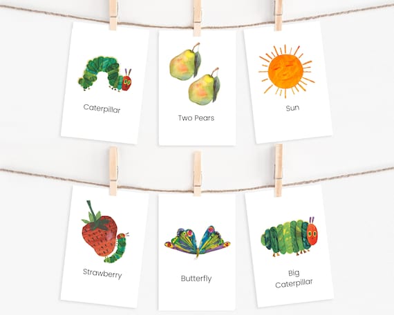 Las Flashcards De La Oruga Muy Hambrienta