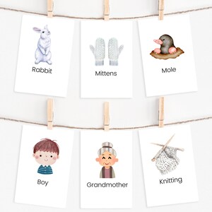 The Mitten Story Cards, Storytelling Cards, Fairy Tale, Homeschool ...