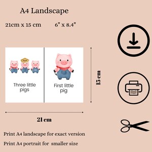 Three Little Pigs Story Cards, Storytelling Cards, Fairy Tale ...