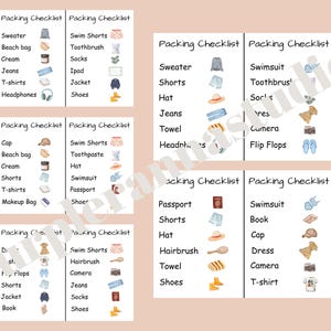 Pack A Suitcase Activity, Sorting Clothes Activity, Packing Checklist ...