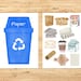 Recycle Sorting Activity, Earth Day Activity, Reduce Reuse Game, Trash ...