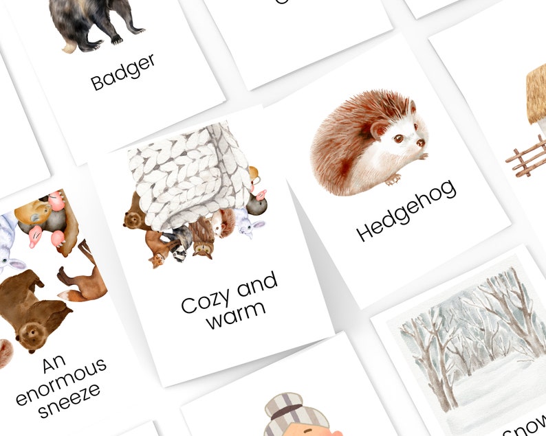 The Mitten Story Cards, Storytelling Cards, Fairy Tale, Homeschool ...