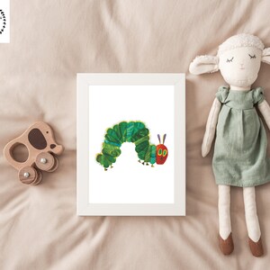 The Very Hungry Caterpillar Printable Wall Art, Nursery Wall Decor ...