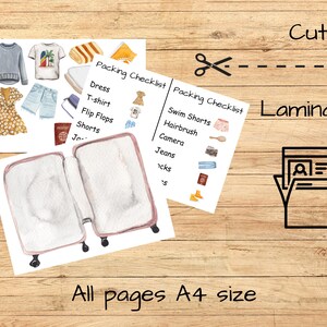 Pack A Suitcase Activity, Sorting Clothes Activity, Packing Checklist ...