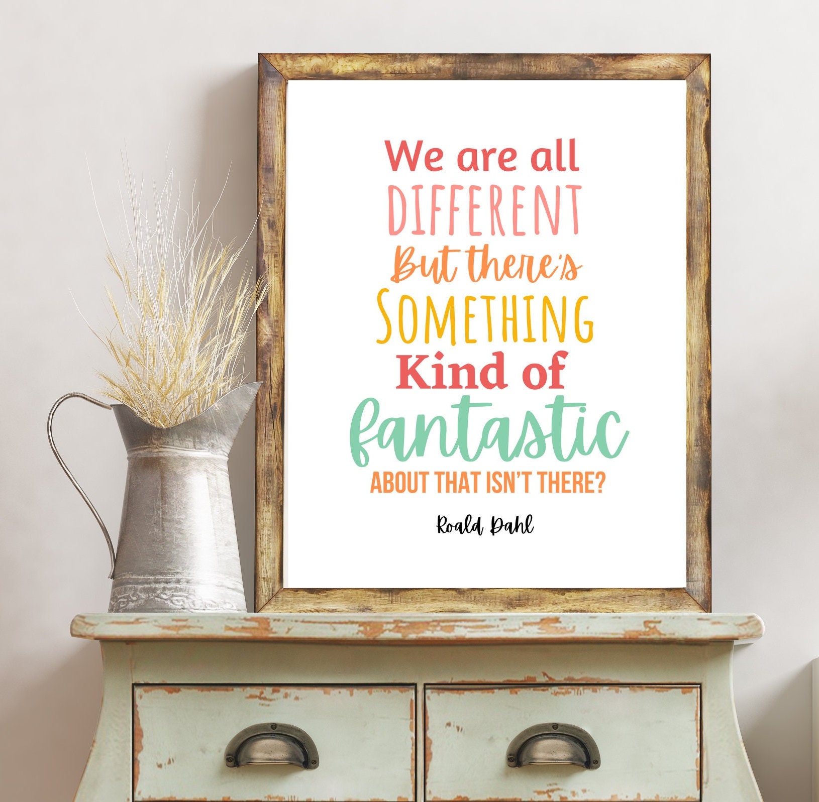 Roald Dahl Quote Prints, Set of 3, Roald Dahl Printable, Sunbeams ...
