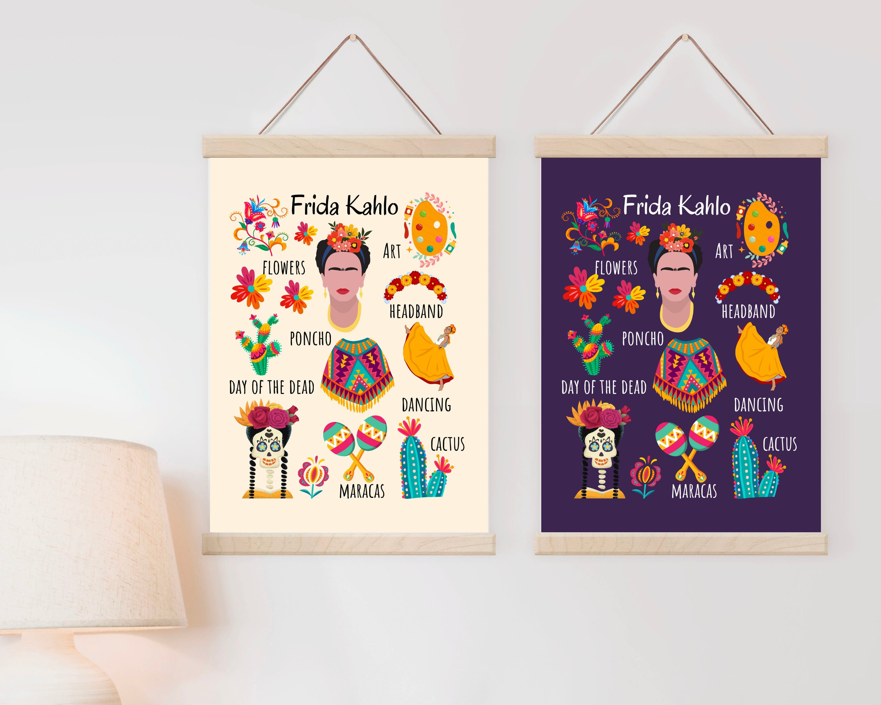 Frida Kahlo Kids Print, Frida Printable Wall Art, Arte de mujer ...