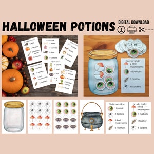 Halloween Potions Dramatic Play, Kids Pretend Play, Halloween Potions ...