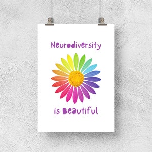 Neurodiversity Posters, Brain Art, Autism Awareness, Autism Classroom ...