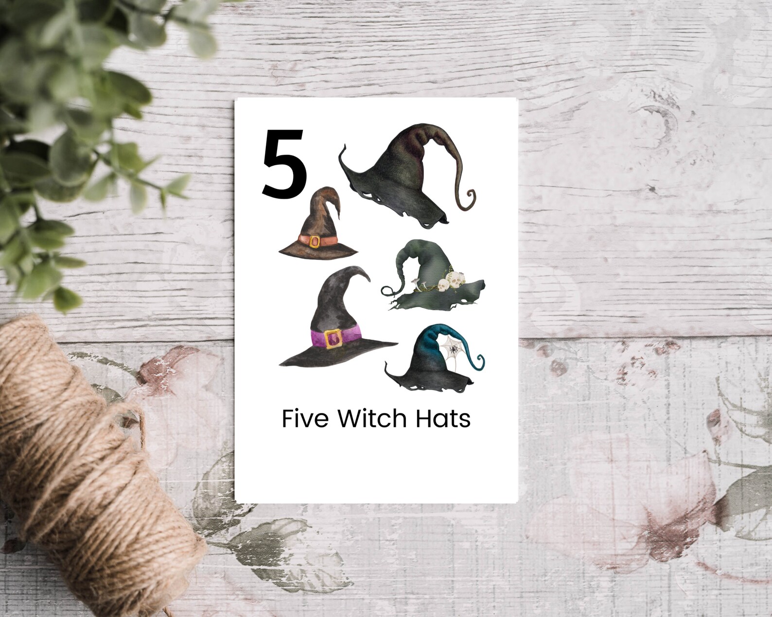 Halloween Number Flashcards 1-10 Printable, Preschool Classroom ...