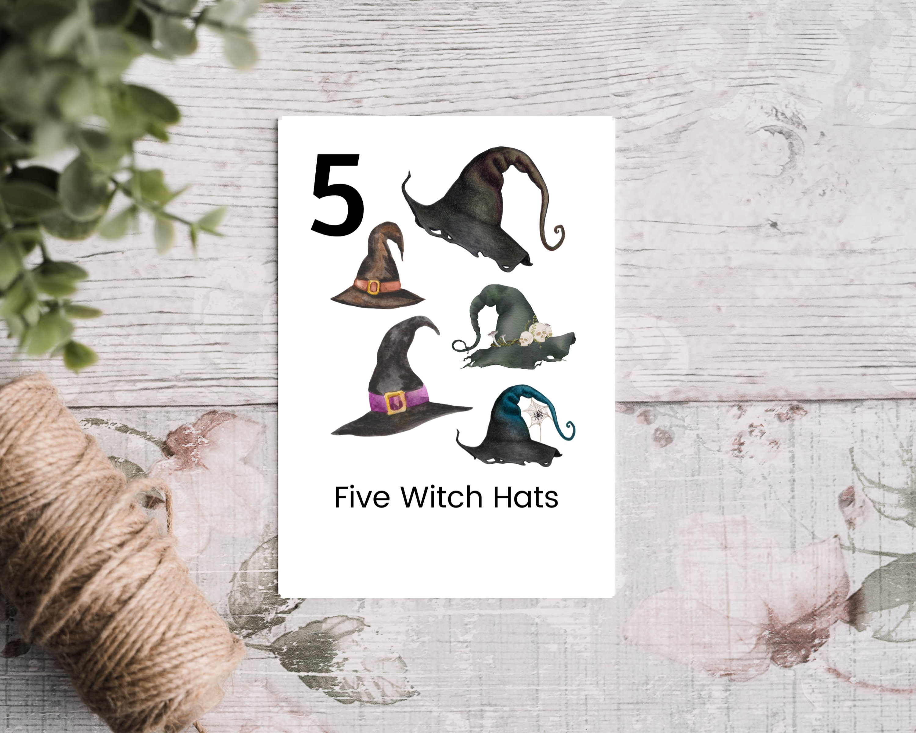 Halloween Number Flashcards 1-10 Printable, Preschool Classroom ...