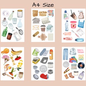 Recycle Sorting Activity, Earth Day Activity, Reduce Reuse Game, Trash ...