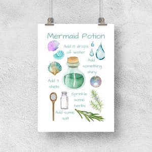 Printable Mud Kitchen Recipe Cards, Magic Potions Bundle, Montessori ...