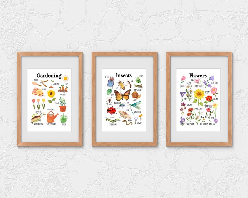 Nature Educational Posters, Printable Wall Art, Classroom Learning ...