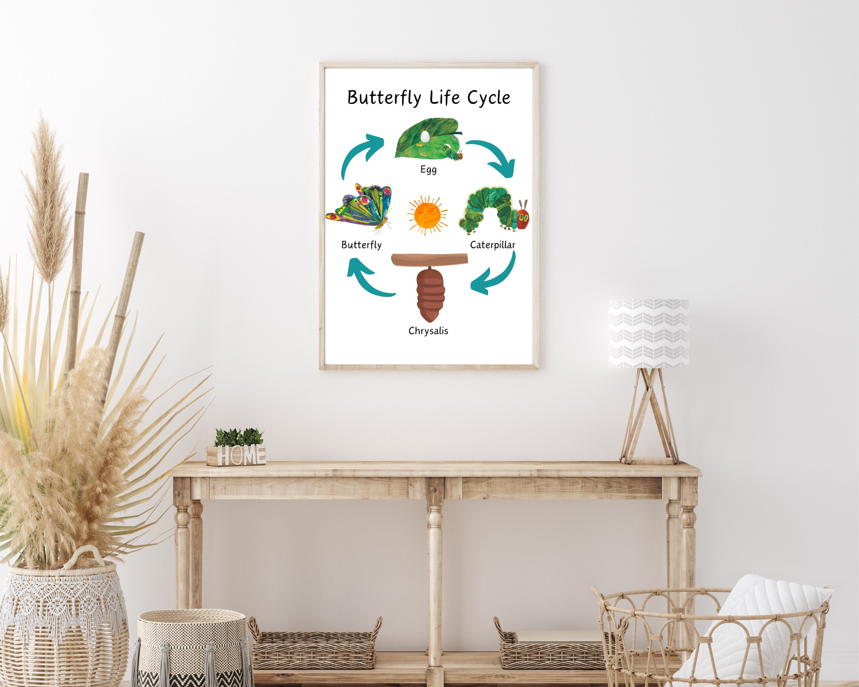 The Very Hungry Caterpillar Life Cycle Poster, Butterfly Lifecycle ...