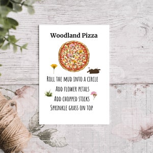 Printable Mud Kitchen Recipe Cards, Ingredient Cards, Montessori ...