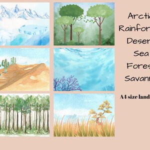 Animal Habitat Sorting Activity, Habitat Match, Animal Pretend Play ...