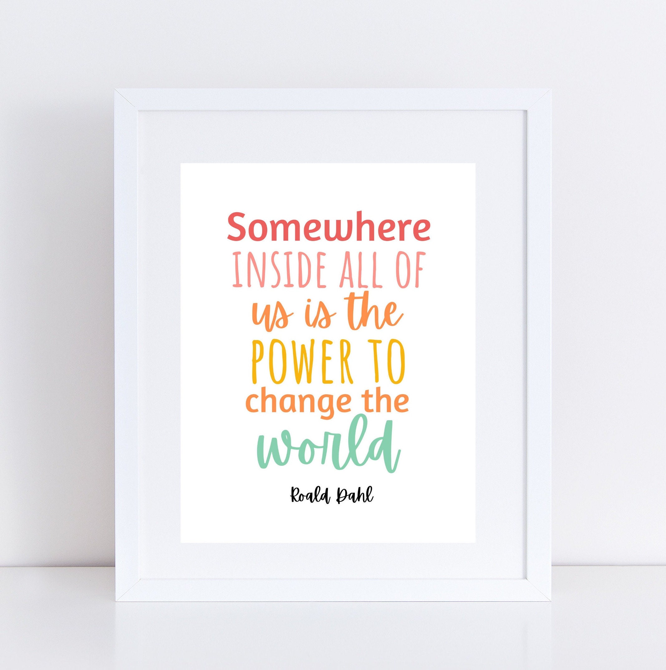 Roald Dahl Quote Prints, Set of 3, Roald Dahl Printable, Sunbeams ...