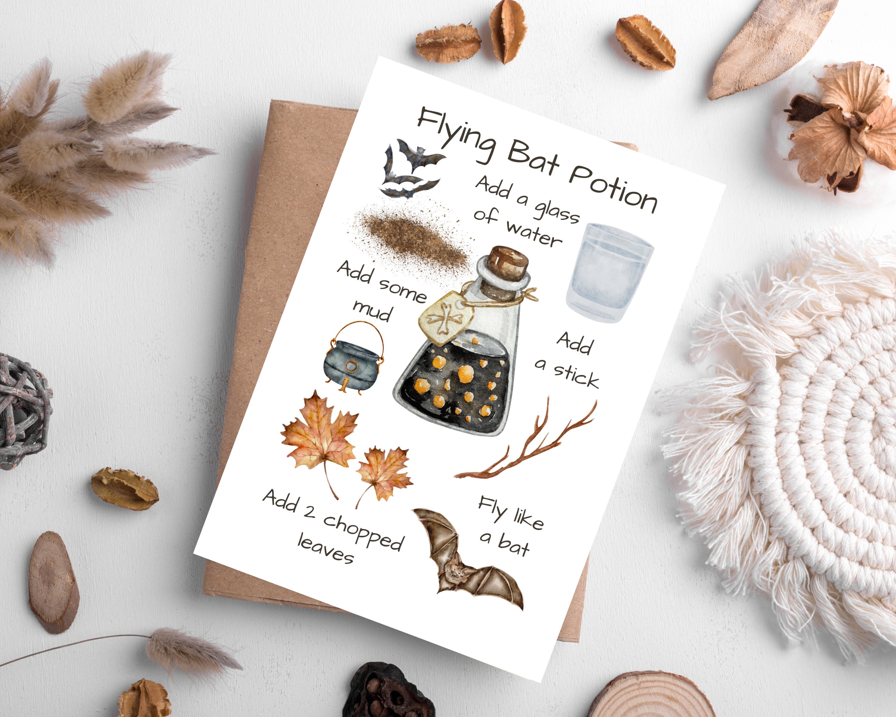 Halloween Mud Kitchen Recipe Cards, Printable Halloween Potions ...