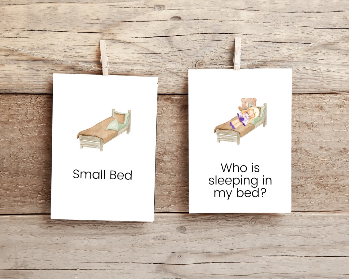 Goldilocks and the Three Bears Story Cards, Storytelling Cards, Fairy ...