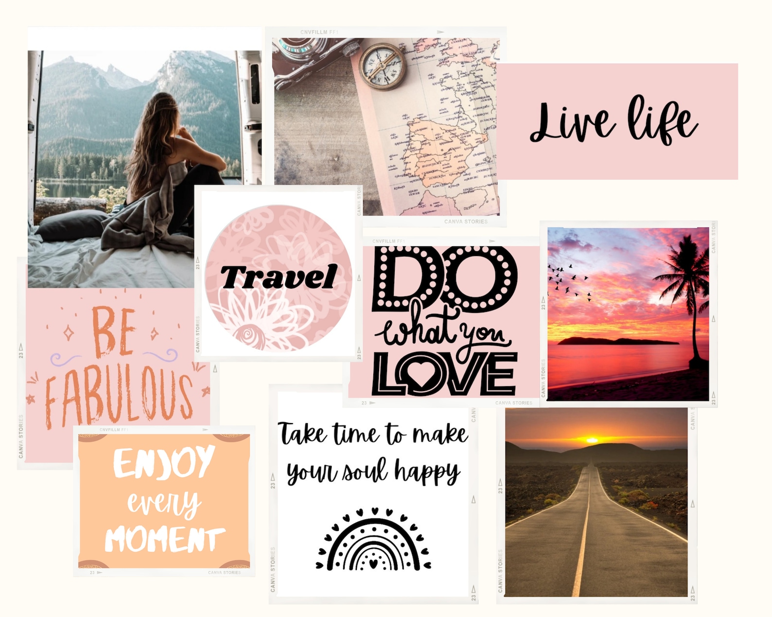 Vision Board Kit, Vision Board Printable, Vision Board 2024, Law of ...