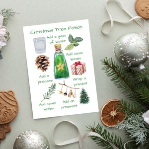 Christmas Mud Kitchen Recipe Cards, Printable Christmas Potions ...