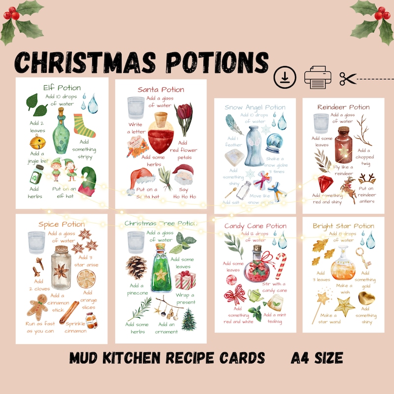 Christmas Potions - Etsy