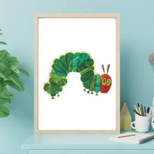 The Very Hungry Caterpillar Printable Wall Art, Nursery Wall Decor ...