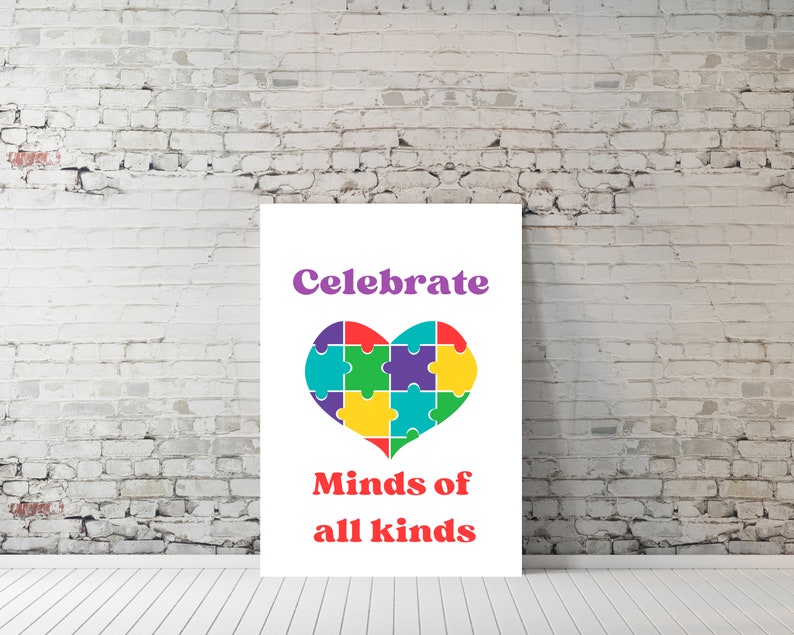 Neurodiversity Posters, Brain Art, Autism Awareness, Autism Classroom ...