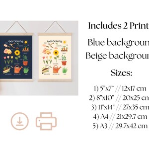 Gardening Kids Poster, Nursery Garden Printable Wall Art, Nature ...