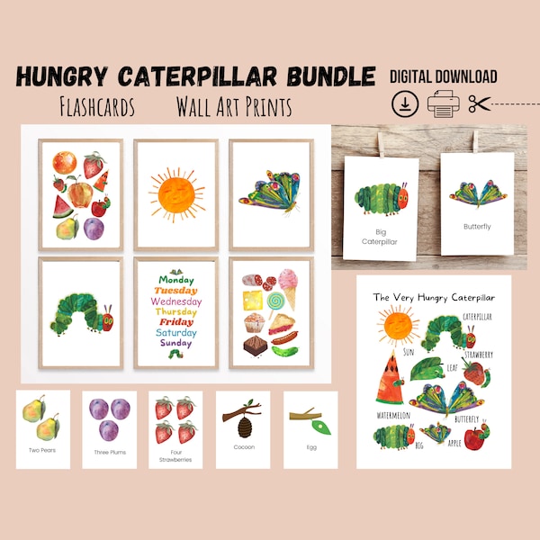 Caterpillar Art - Etsy