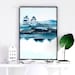 Calming Watercolor Painting Print | Set of 3 Minimalist Wall Prints ...
