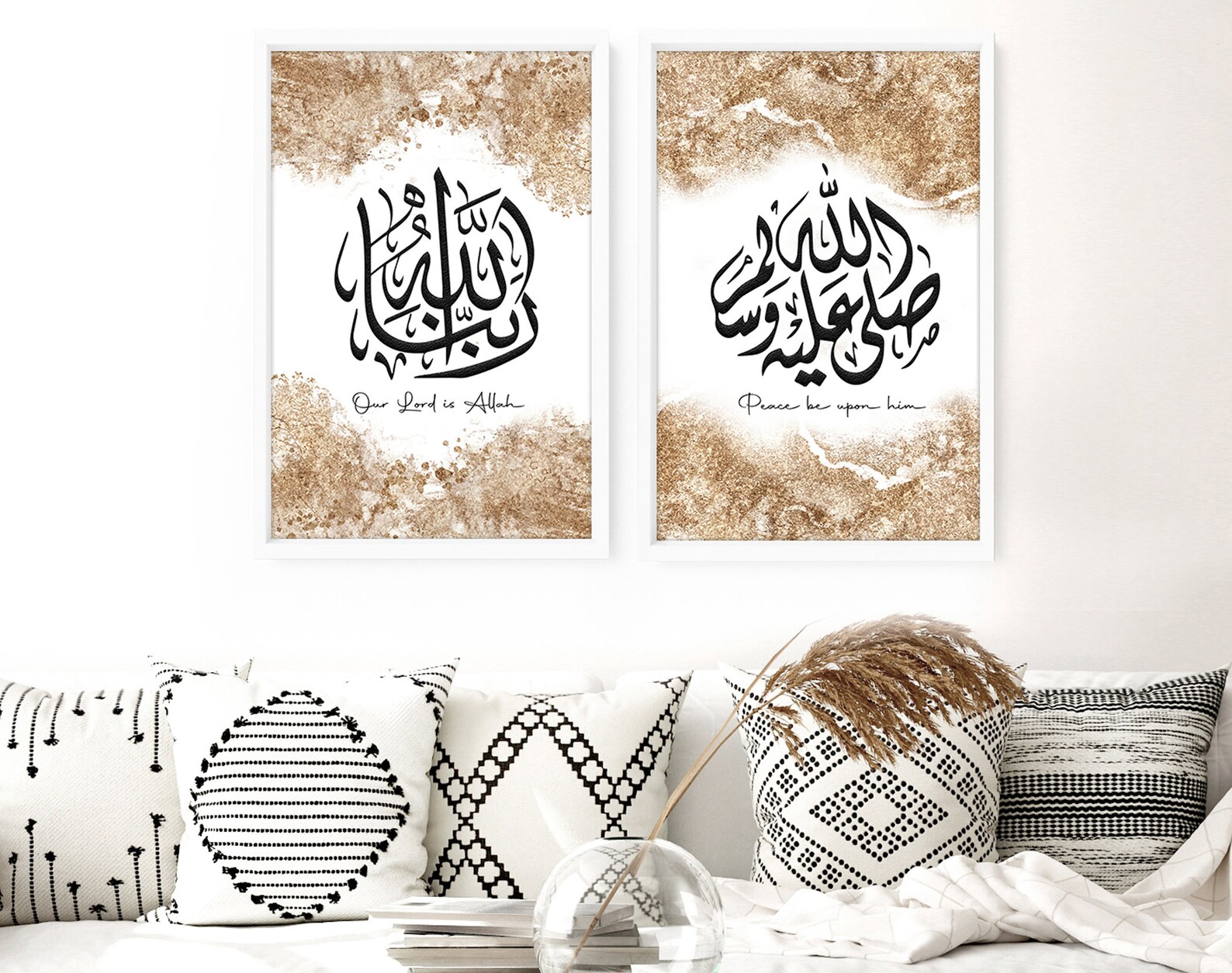 Islamic Wall Art Islamic Store Gift for Women Gold Wall - Etsy