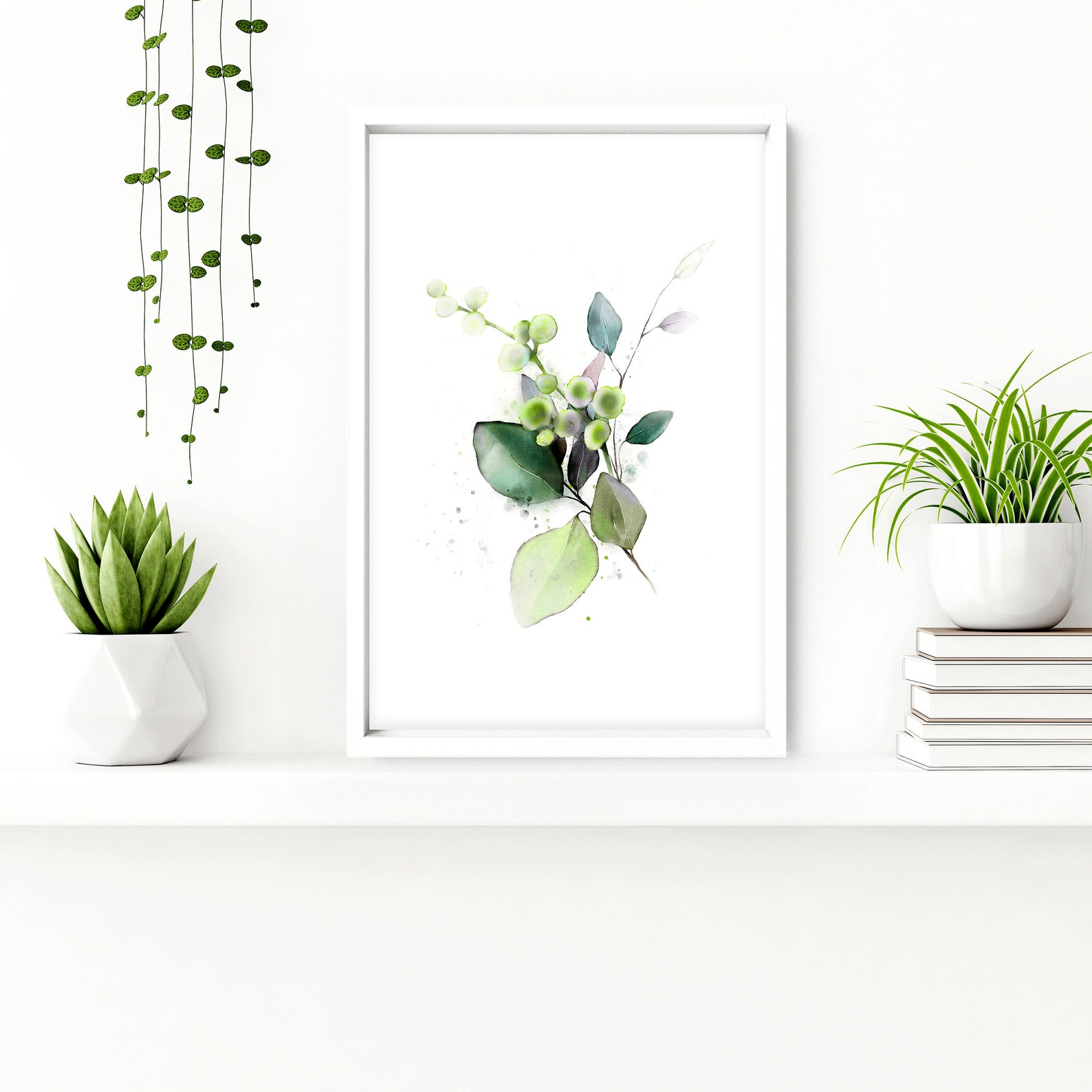 Spa Bathroom Decor, Bathroom Wall Decor, Botanical Bathroom Art ...