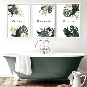 Bathroom Wall Decor Home Decor Bathroom Spa Bathroom Decor - Etsy