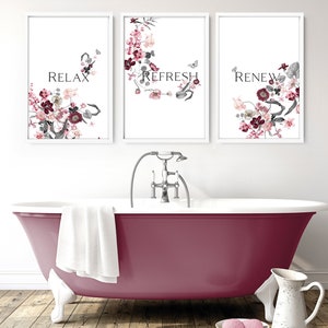 Bathroom Wall Decor Home Decor Bathroom Spa Bathroom Decor - Etsy