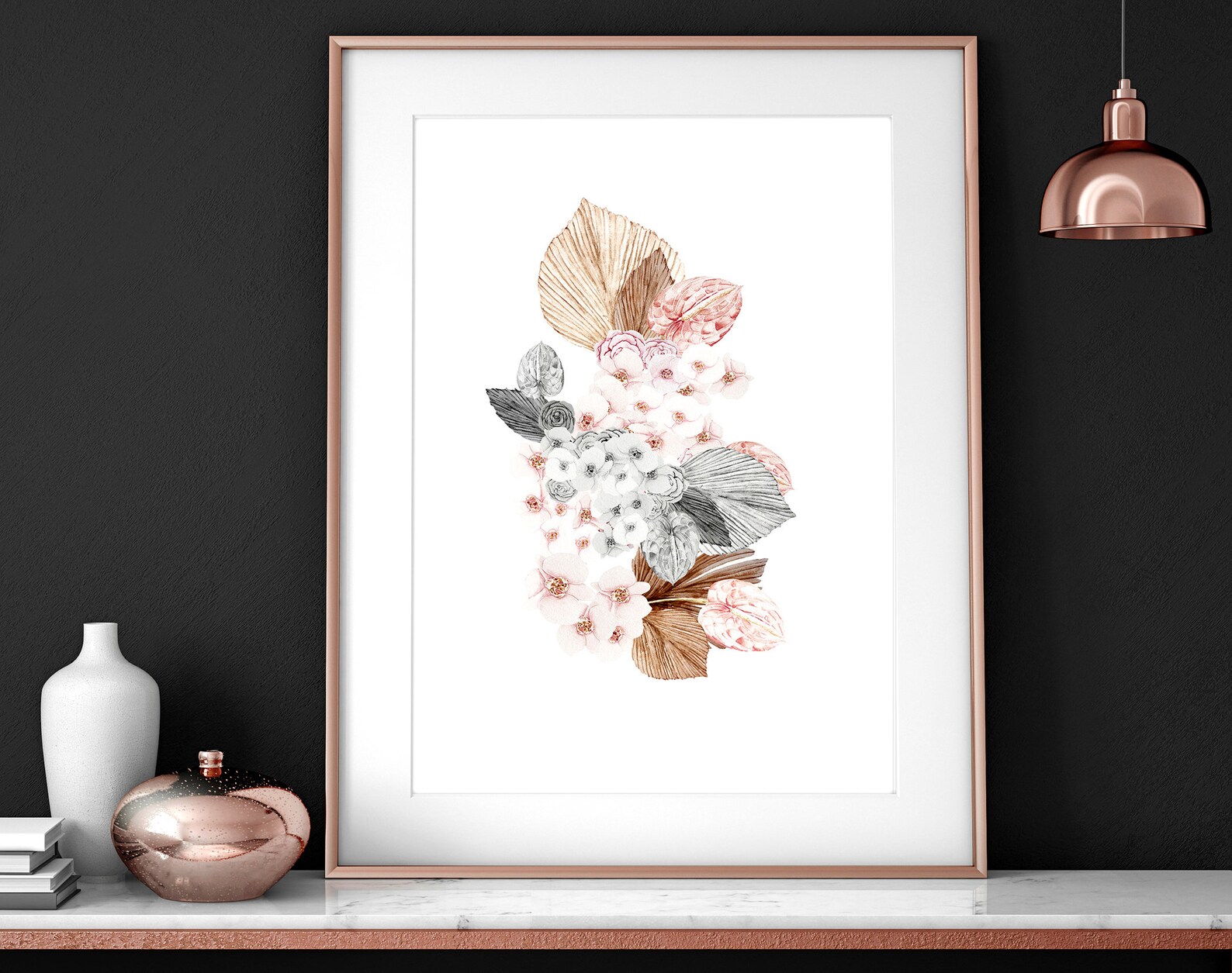 Home Decor Wall Art Botanical Floral Set of 3 Posters - Etsy