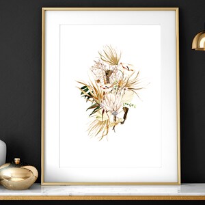 Home Decor Wall Art Boho Botanical Set of 3 Prints Living - Etsy