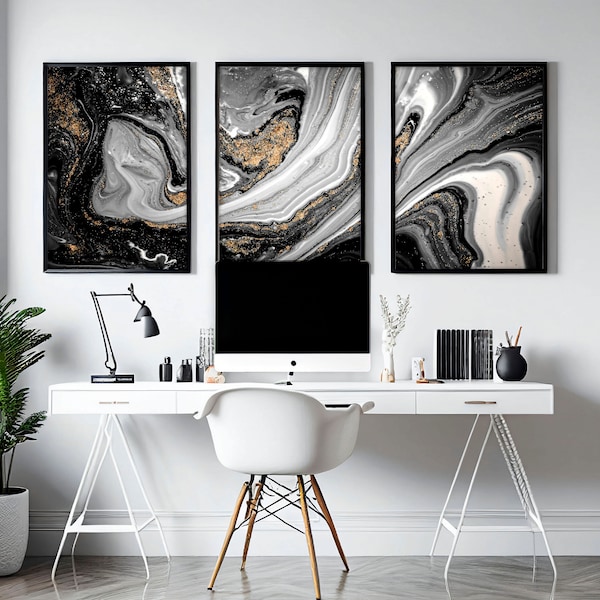 Abstract Art for the Office - Etsy