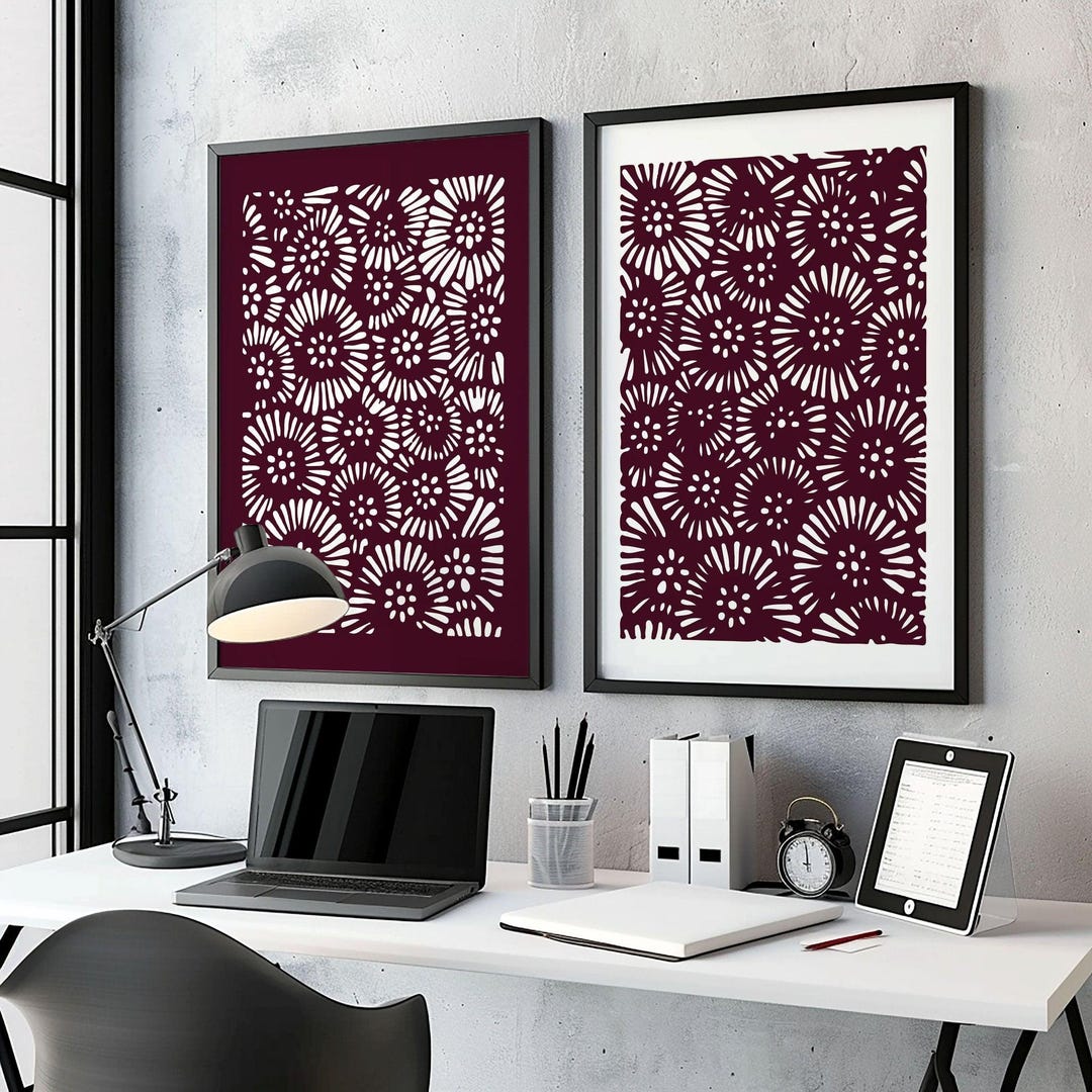 Modern Abstract Masculine Wall Art Prints, Contemporary Wall Hanging ...
