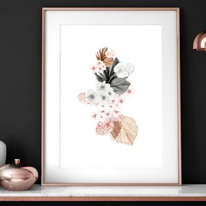 Home Decor Wall Art Botanical Floral Set of 3 Posters - Etsy