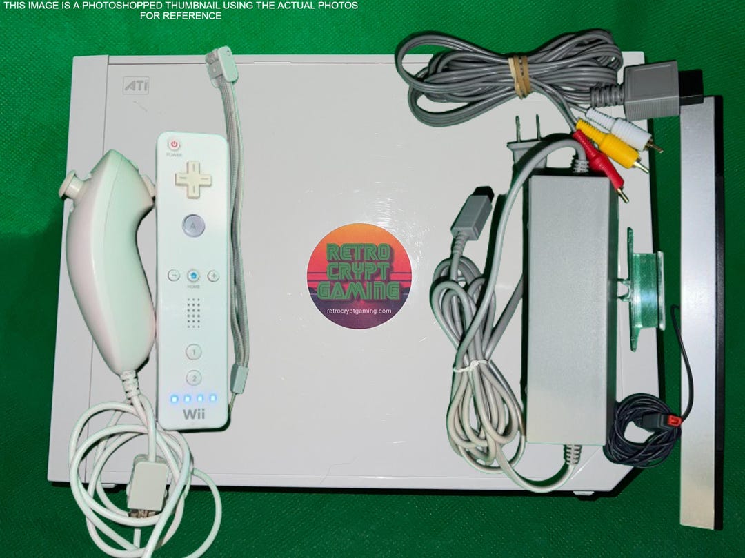 Wii Console Complete Modded Bundle All Controllers and Cables Included ...