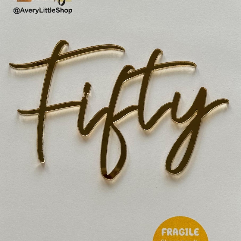 Fifty in Numbers - Etsy
