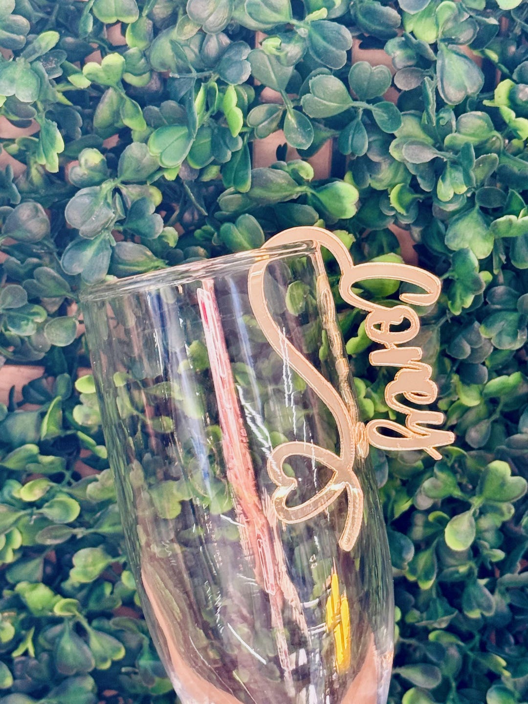 Drink Charm, Drink Tags, Custom Acrylic Name Tags, Personalized Wedding ...